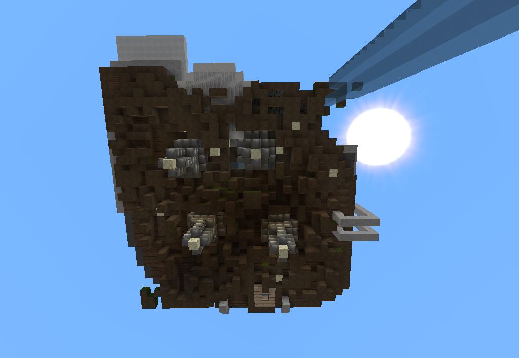 Floating Postmodern House Minecraft Map