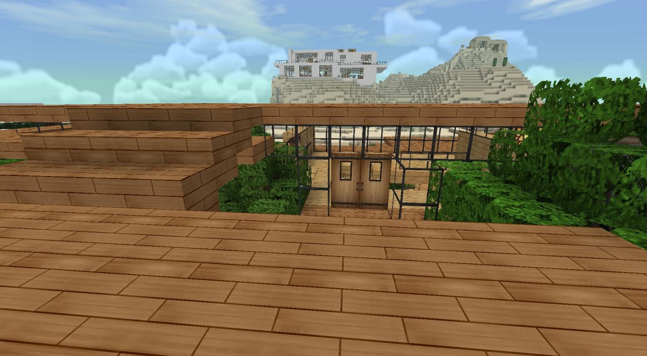 Modern Forest House Minecraft Map