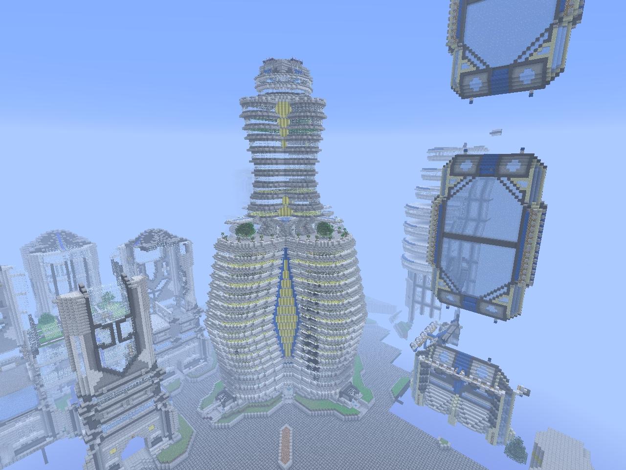 batiment geant Minecraft Map