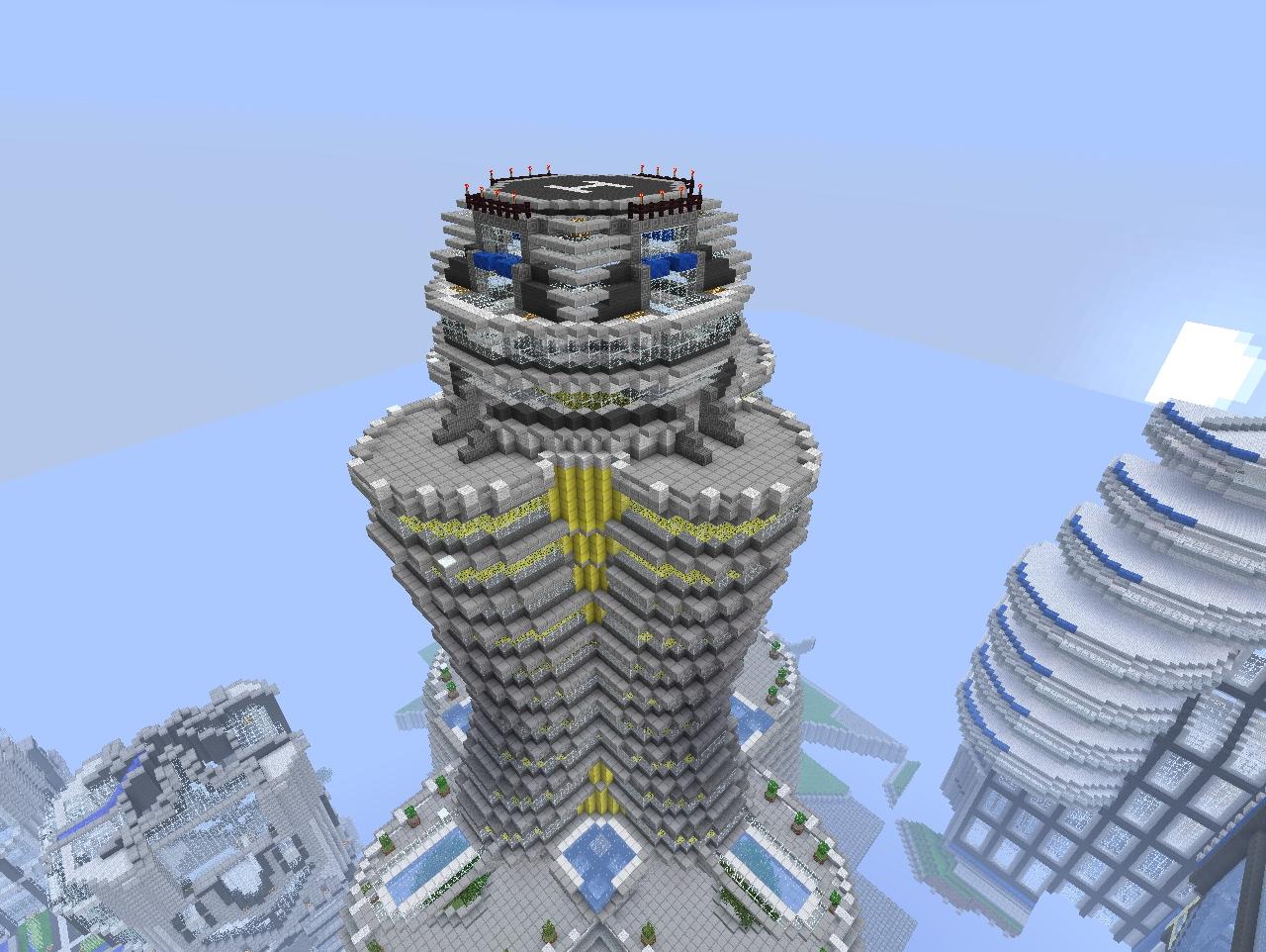 batiment geant Minecraft Map