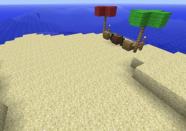 minecraft-Mini Beach Island Minecraft Map