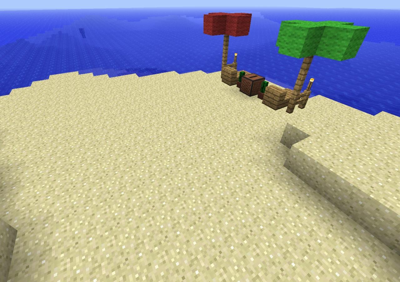 minecraft-Mini Beach Island Minecraft Map