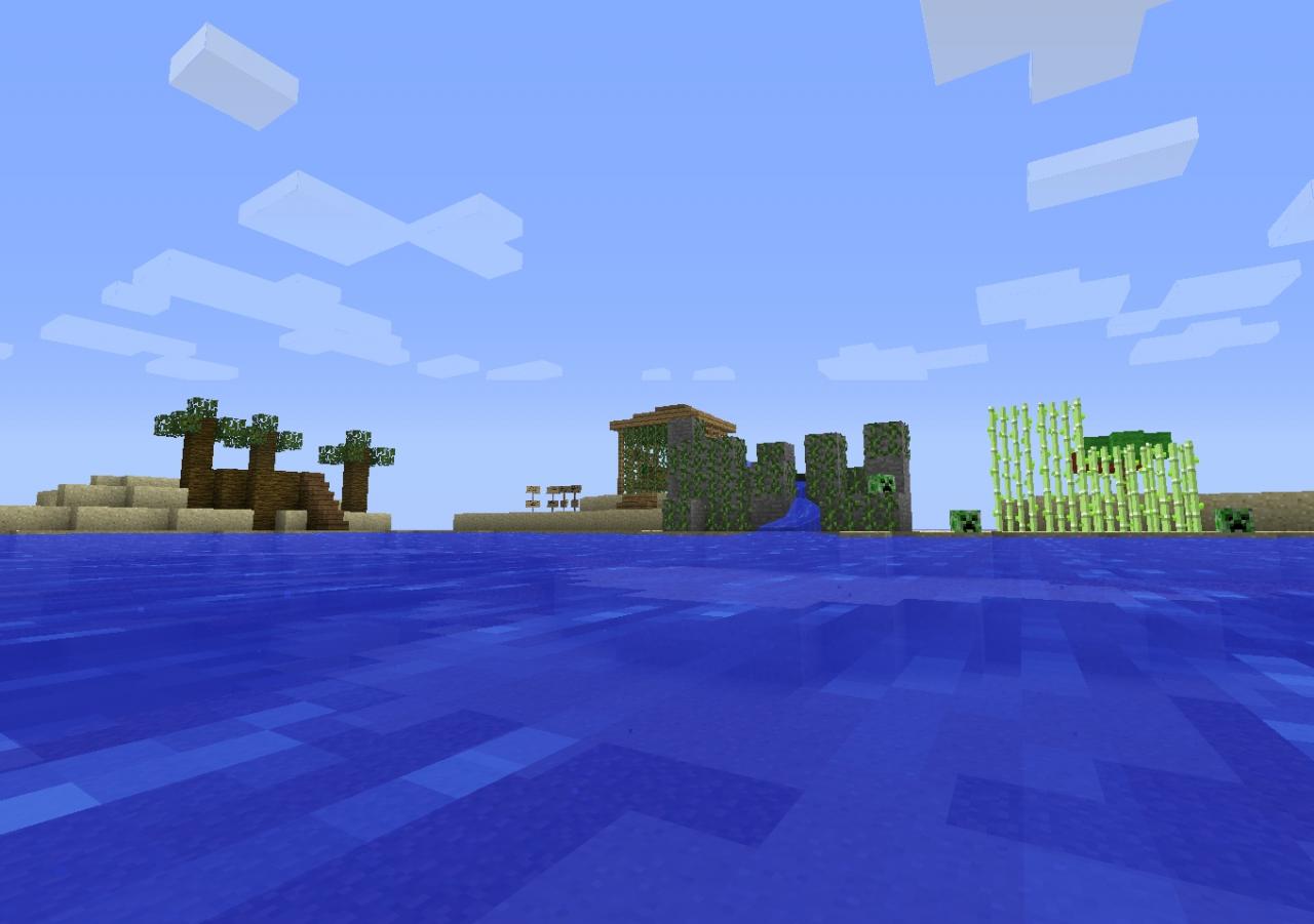 minecraft-Mini Beach Island Minecraft Map