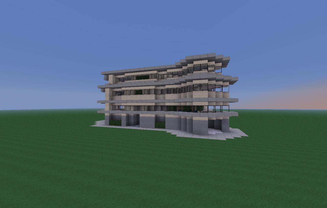 Sandstone Office Building Minecraft Map