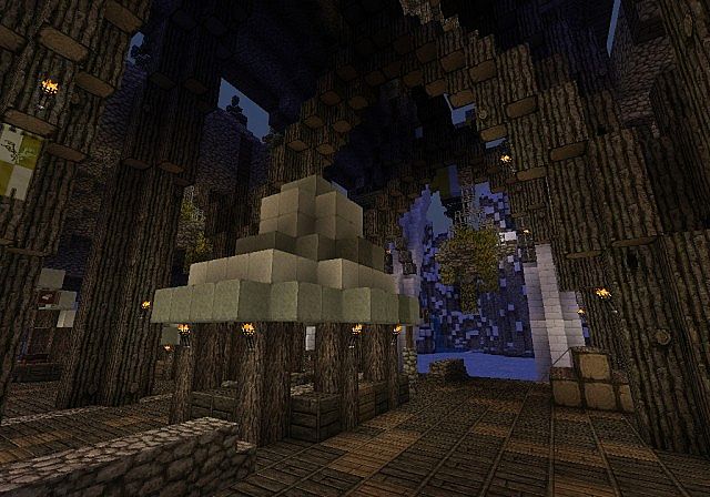 Epic Nordic server spawn *oak-wood alliance spawn* Minecraft Map