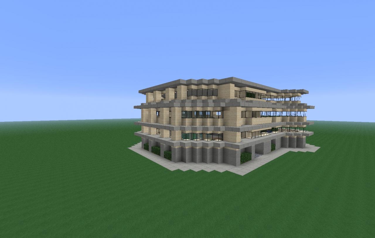 Sandstone Office Building Minecraft Map