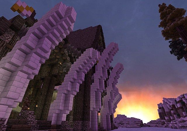 Epic Nordic server spawn *oak-wood alliance spawn* Minecraft Map