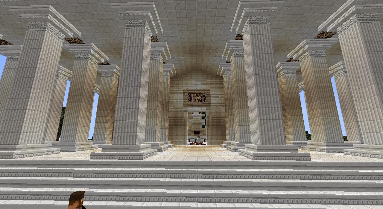 The Temple of Jupiter Optimus Maximus Minecraft Map