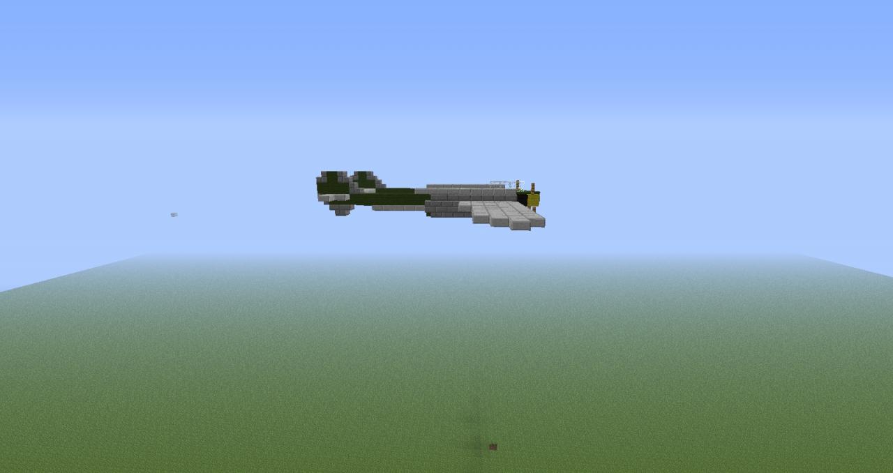 Lockheed P38 Lightning Fighter Minecraft Map