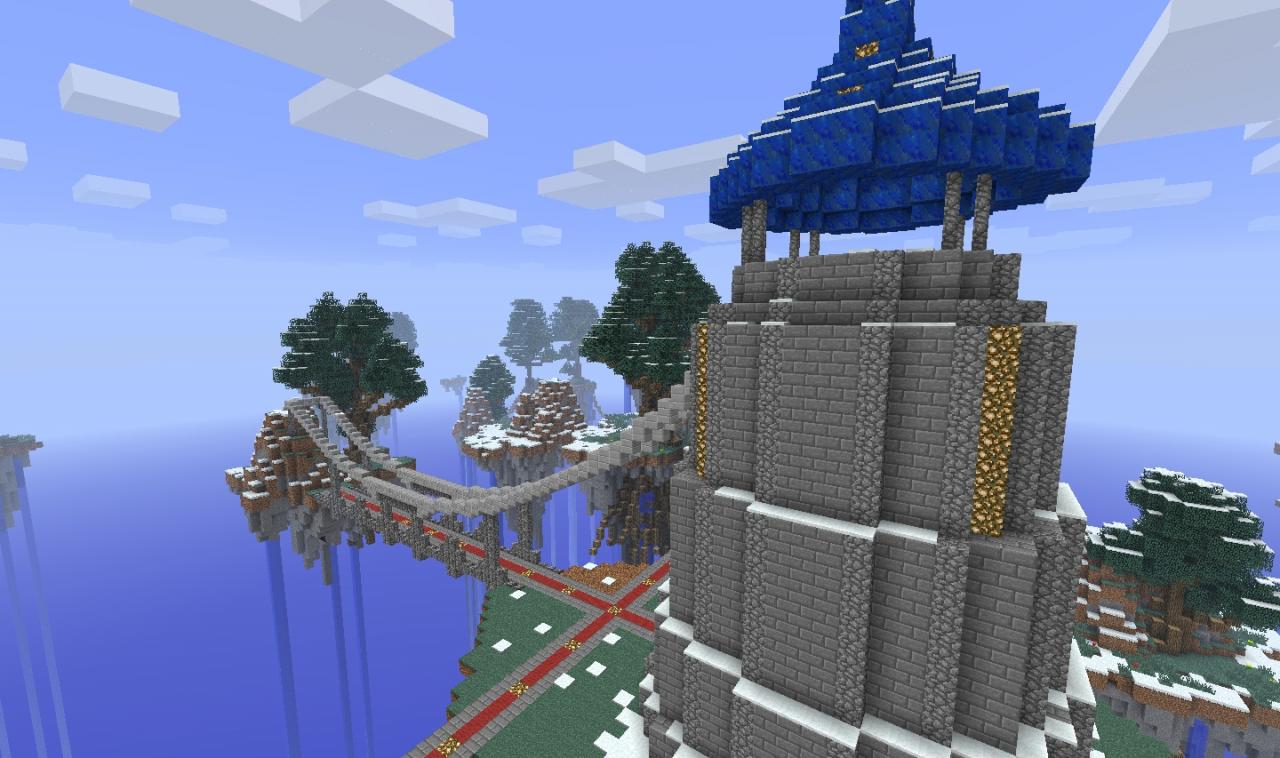 Floating Islands Server Minecraft Map