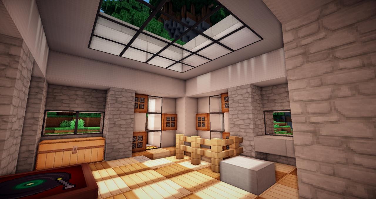 Modern Survival Home (functional) Minecraft Map