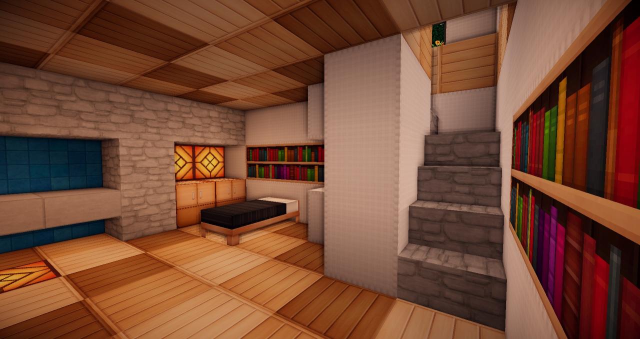 Modern Survival Home (functional) Minecraft Map