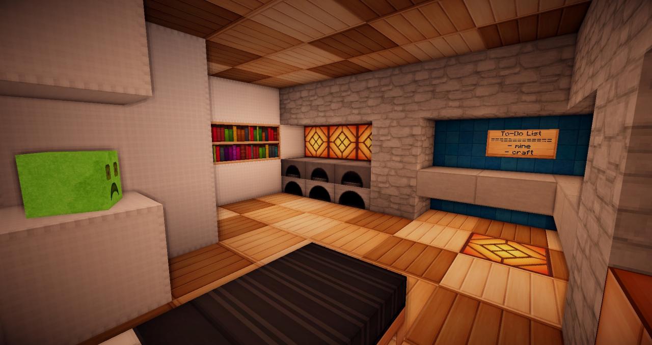 Modern Survival Home (functional) Minecraft Map