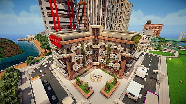 Modern Apartment Complex Minecraft Map