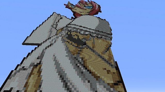 Rune Factory 3- Raven Pixel Art Minecraft Map