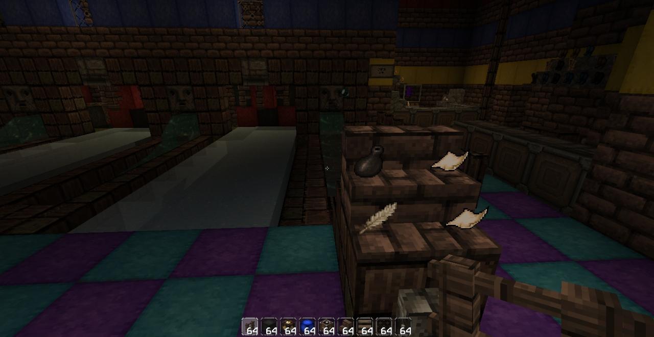 Lolly Bowl's Medieval Bowling Alley and Roller Rink Minecraft Map