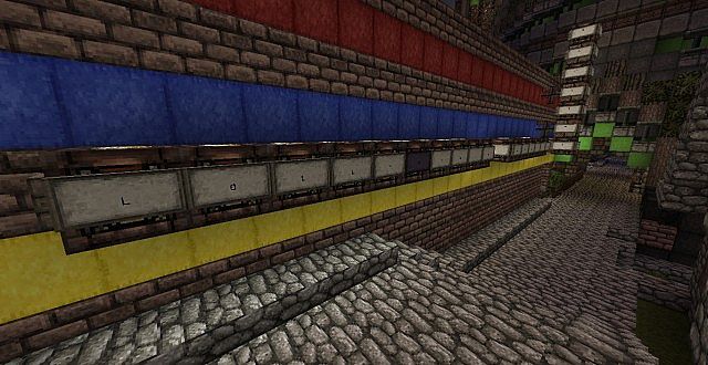 Lolly Bowl's Medieval Bowling Alley and Roller Rink Minecraft Map