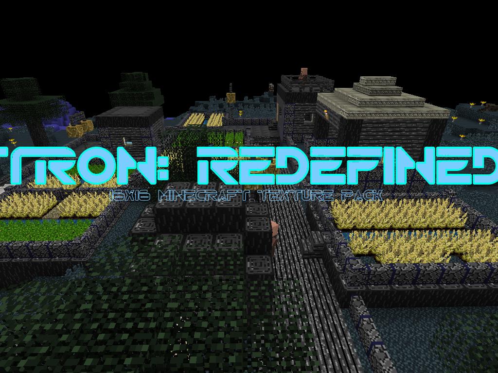 TRON: Redefined Minecraft Texture Pack