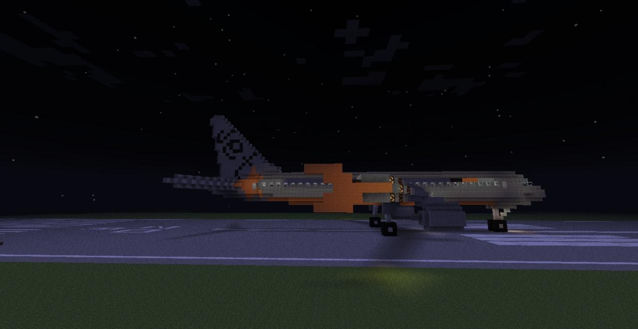 Airbus A320-200 Jetstar Minecraft Map