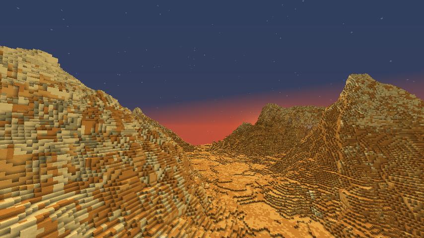 Highland Terraforming - Album Cover Recreation Minecraft Map