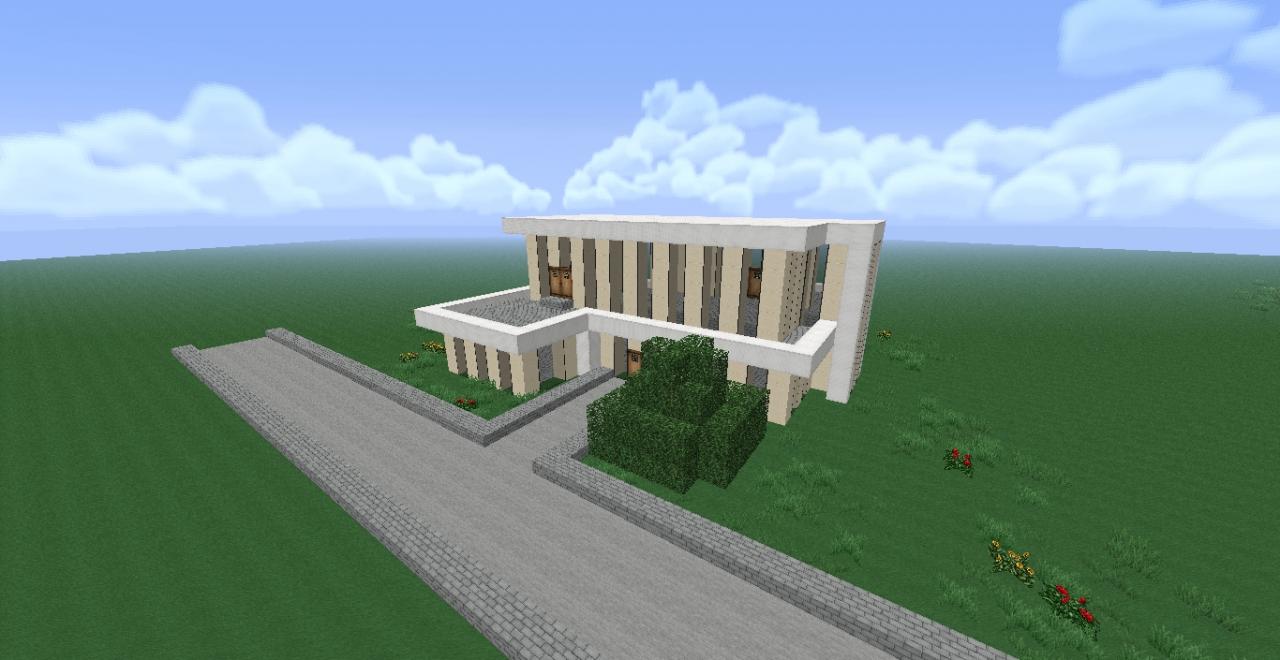 Modern House (Simple Build) Minecraft Map