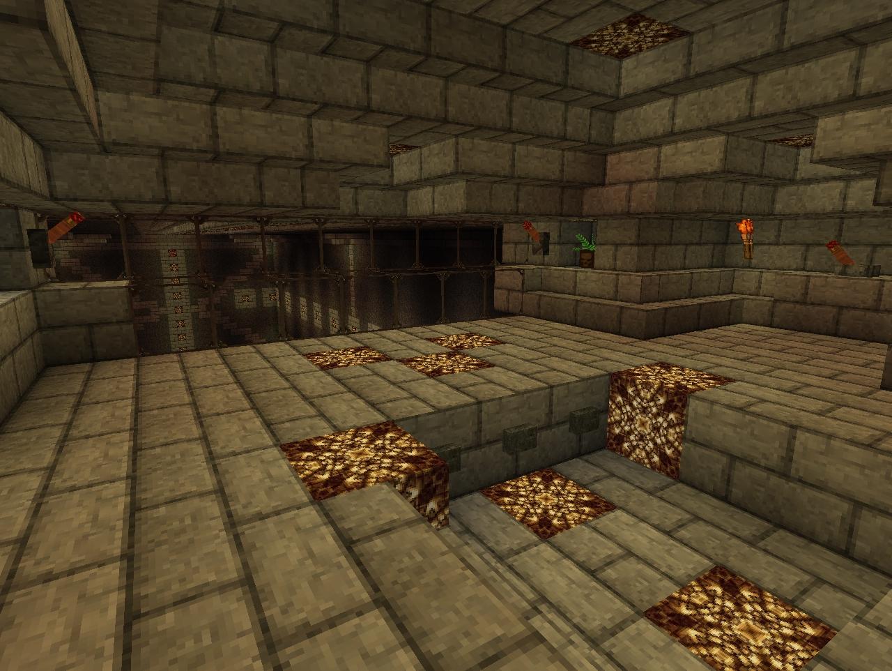 A underground fortress of sorts Minecraft Map