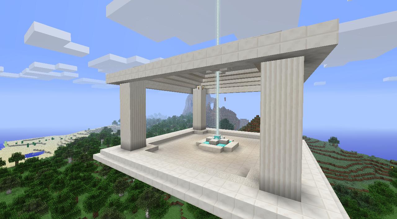 Floating Temple of the Gods Minecraft Map