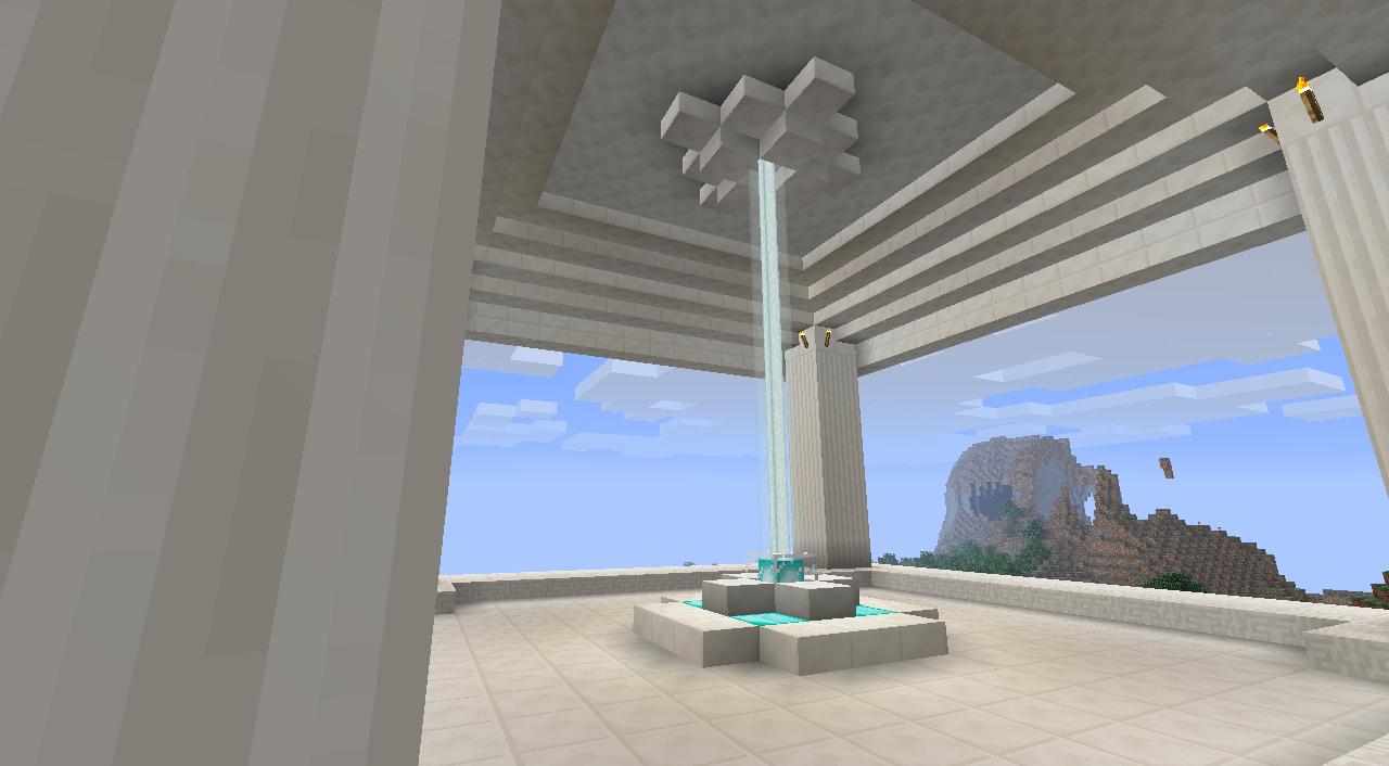Floating Temple of the Gods Minecraft Map