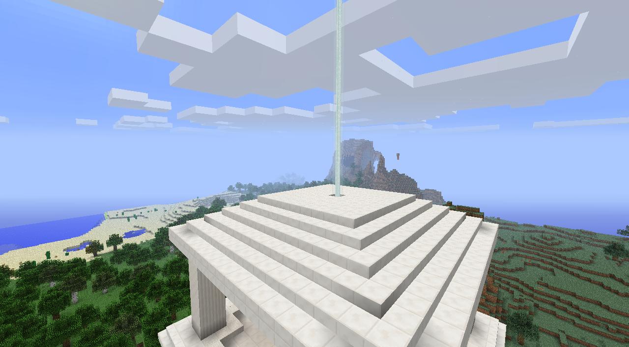 Floating Temple of the Gods Minecraft Map