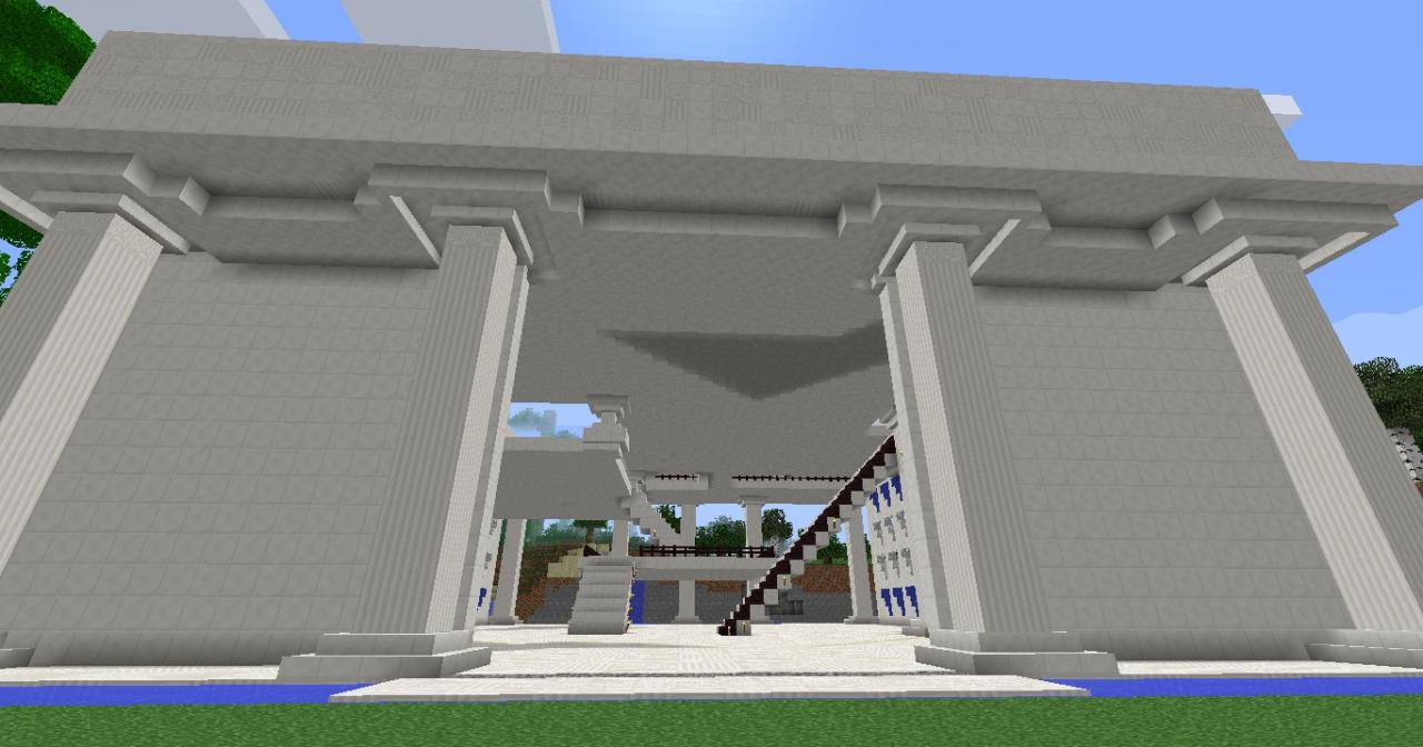 Quartz temple Minecraft Map