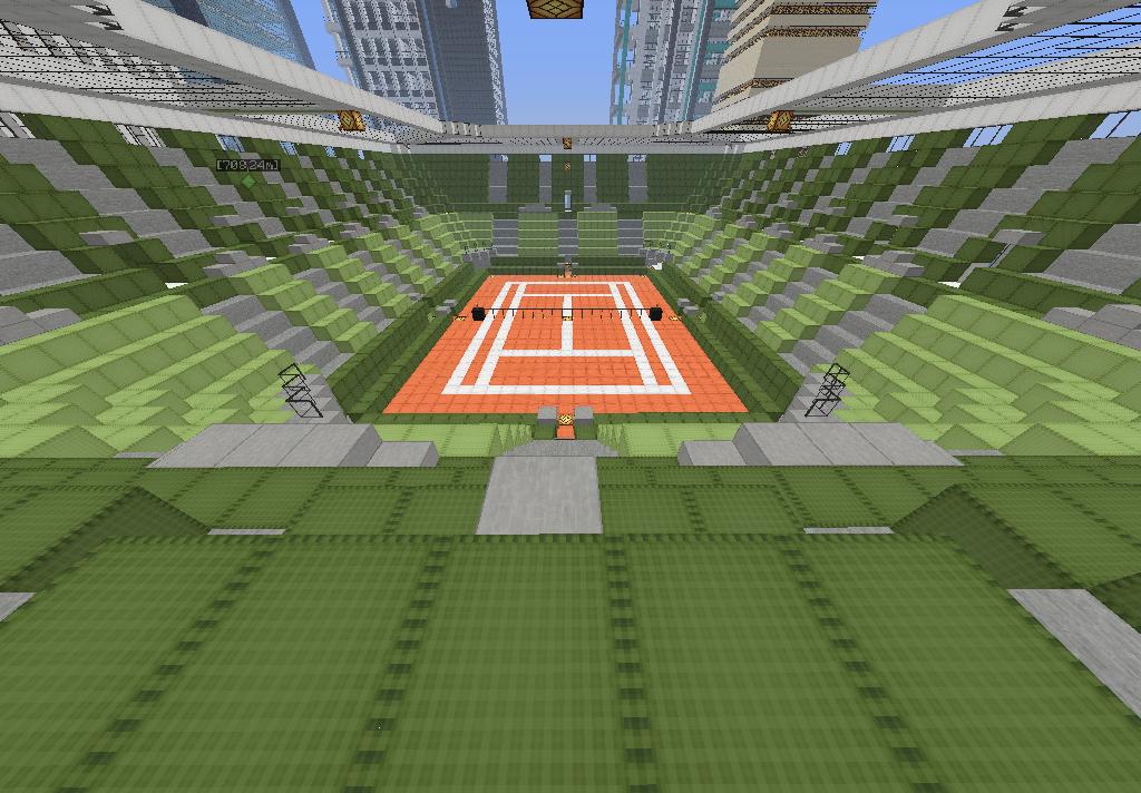 Tennis Stadium (MCEdit Schematic) Minecraft Map