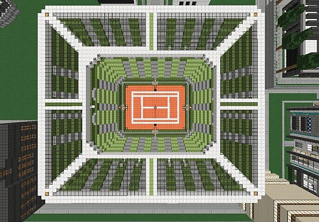 Tennis Stadium (MCEdit Schematic) Minecraft Map
