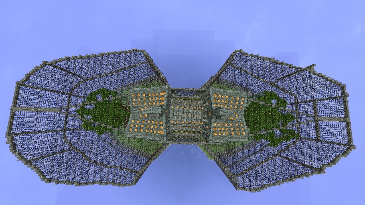 Minecraft Timelapse - Floating Island With Trees Minecraft Map