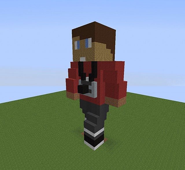 My skin statue Minecraft Map