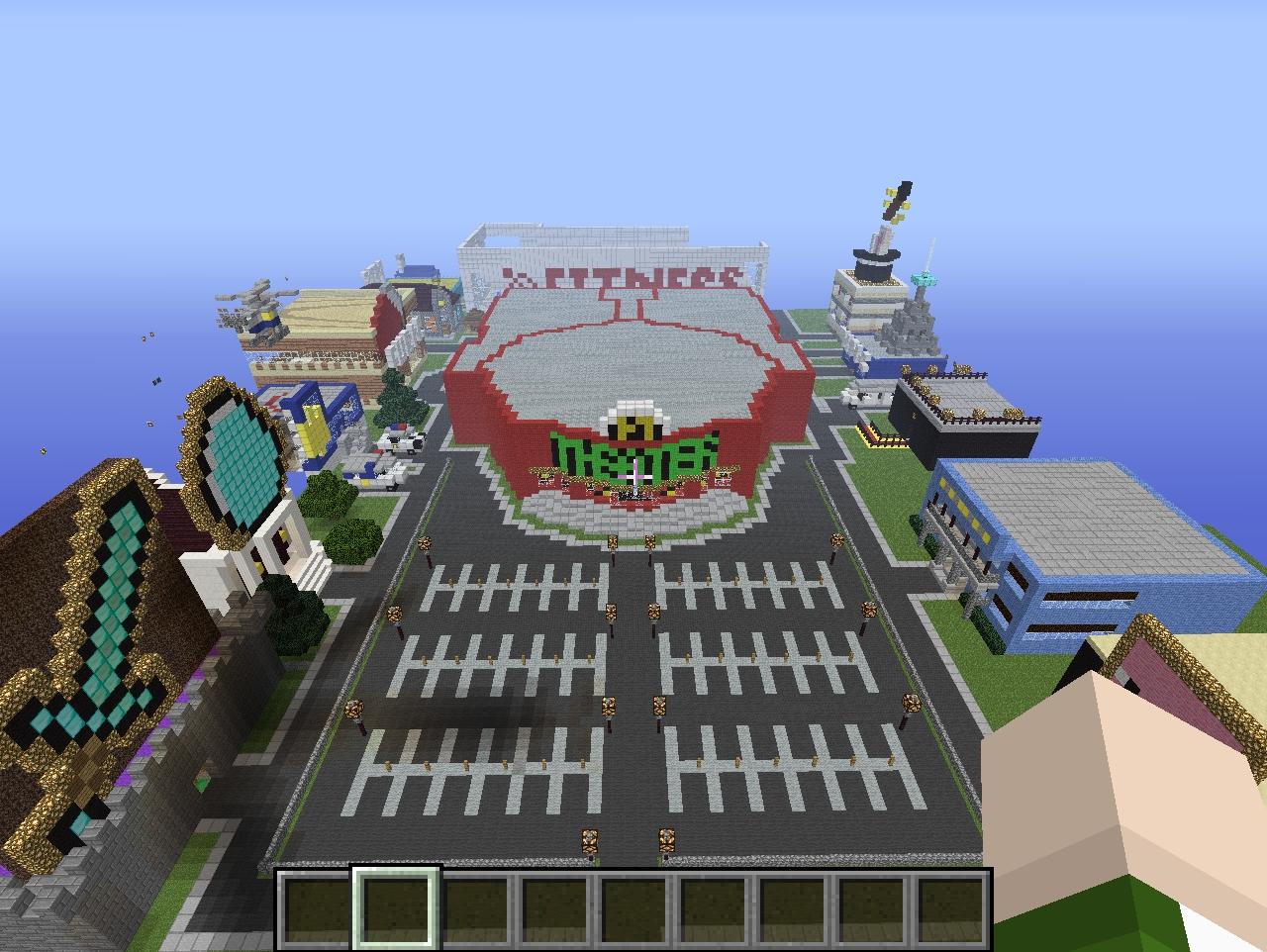 Welcome to the Town! Minecraft Map