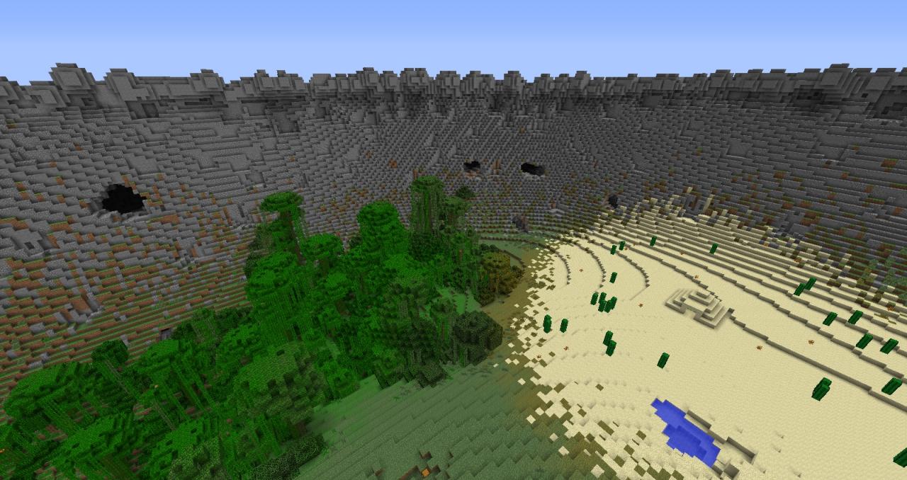 The Crater Surival --- CONTEST ENTRY Minecraft Map