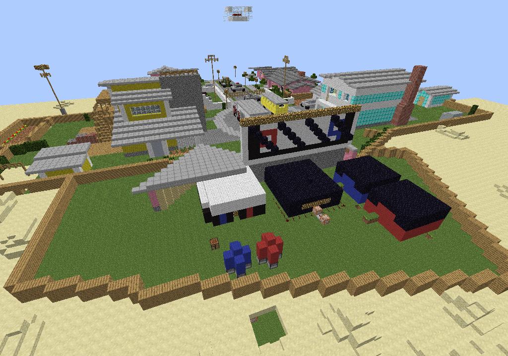 Call Of Duty Nuketown PvP Minecraft Map