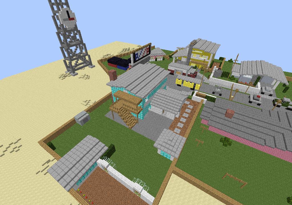 Call Of Duty Nuketown PvP Minecraft Map