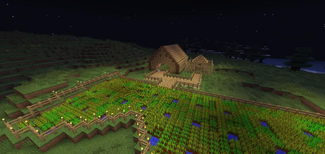Simple farm Minecraft Project