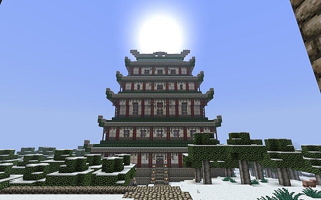Chinese palace Minecraft Map