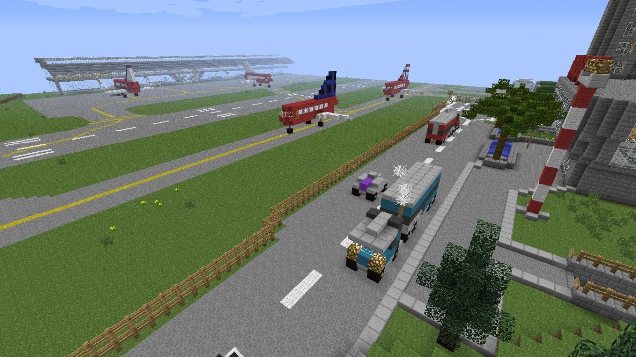 Small Minecraft Airport 1.5.1 Minecraft Map