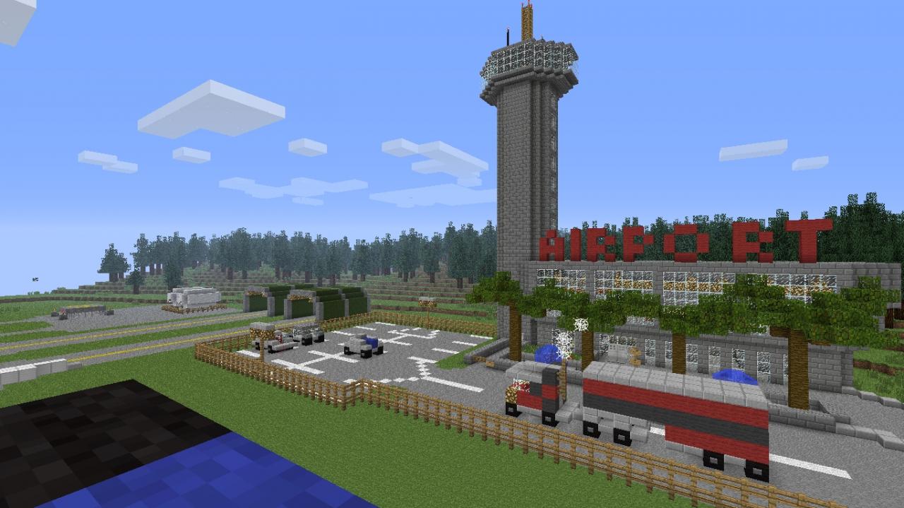 Small Minecraft Airport 1.5.1 Minecraft Map