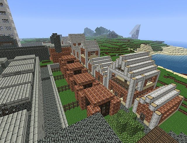 Ciudad Principal, Oakland - IslandCraft Minecraft Map