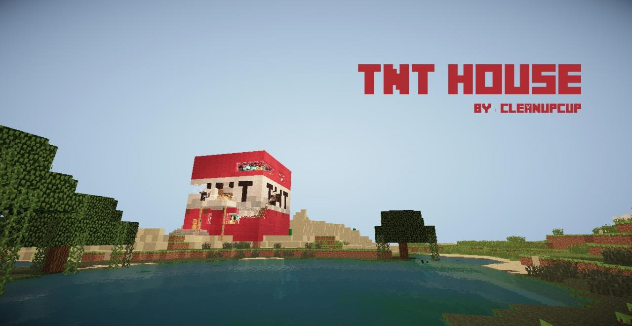 TNT HOUSE Minecraft Map