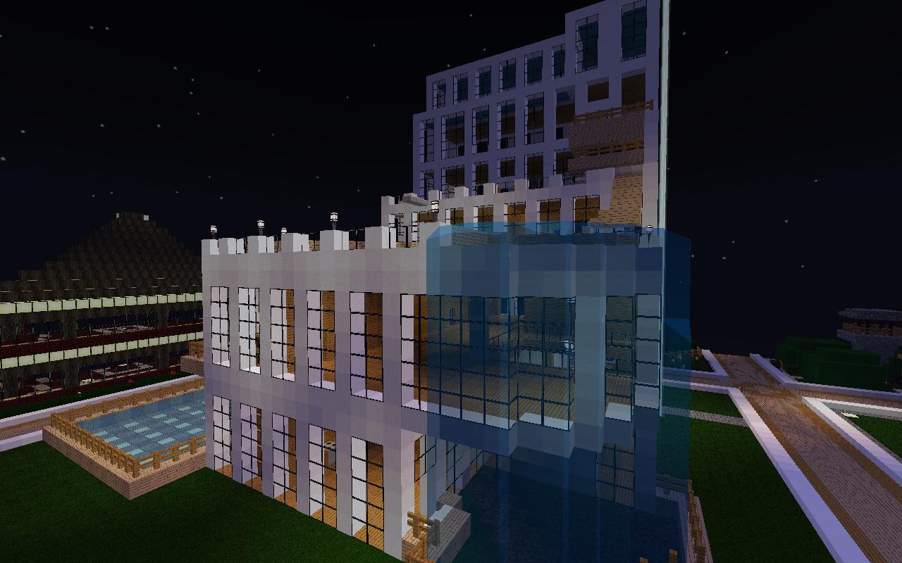 Modern House White Minecraft Map