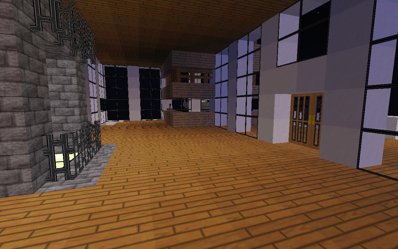 Modern House White Minecraft Map