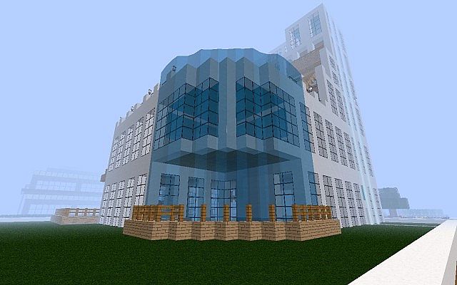 Modern House White Minecraft Map