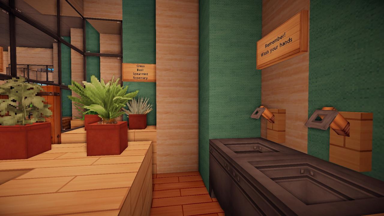 Modern seaside restaurant Minecraft Map