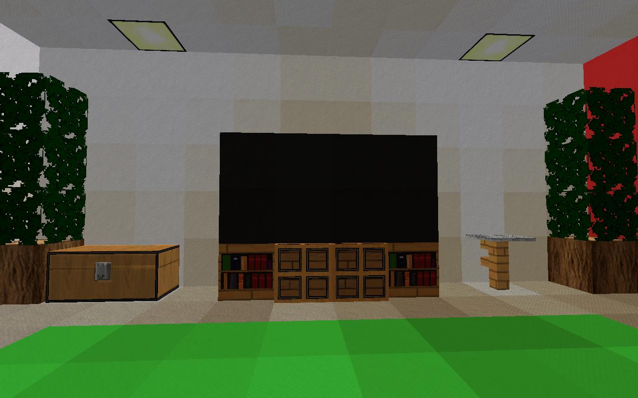 Modern House Red & White Minecraft Map