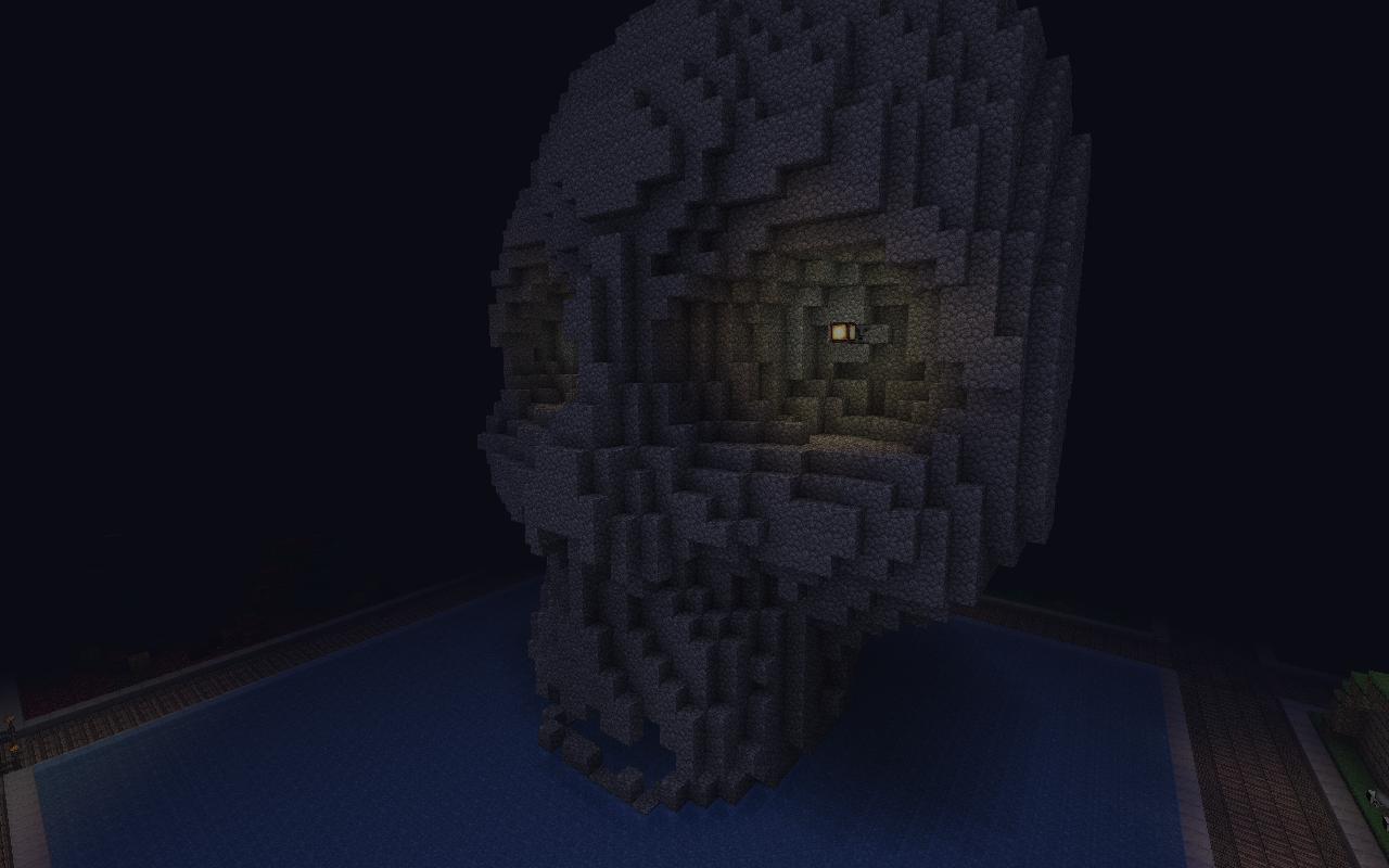 The Floating Mystical Skull Minecraft Map